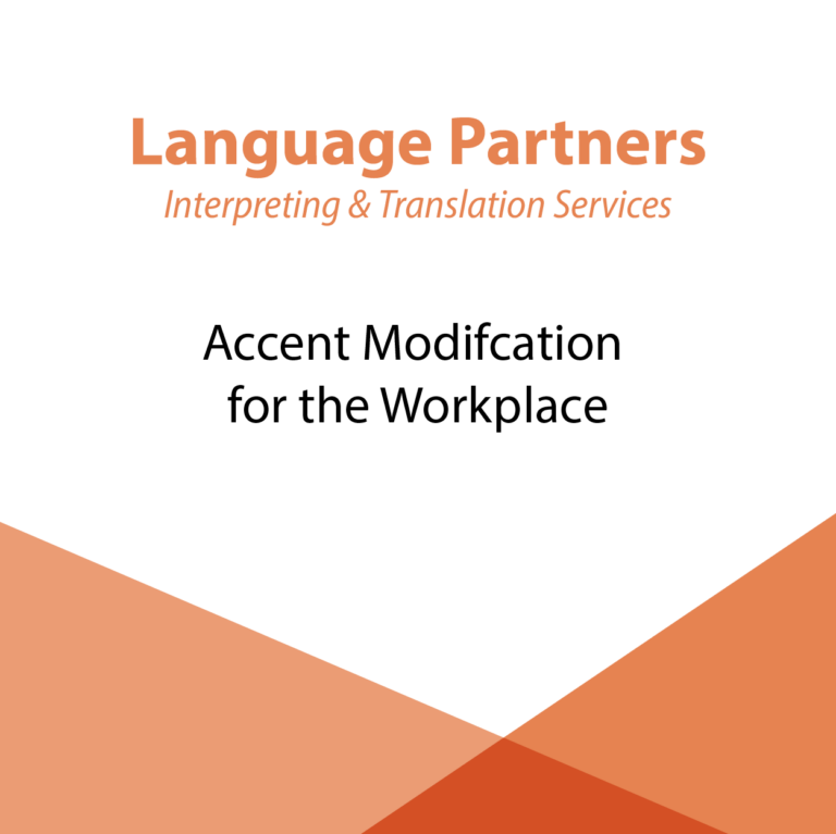 Accent Modification for the Workplace – Language Partners
